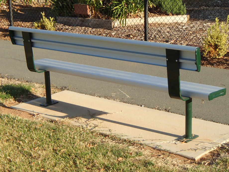 Bolt Down Bench with Back Rest | SeatsPlus