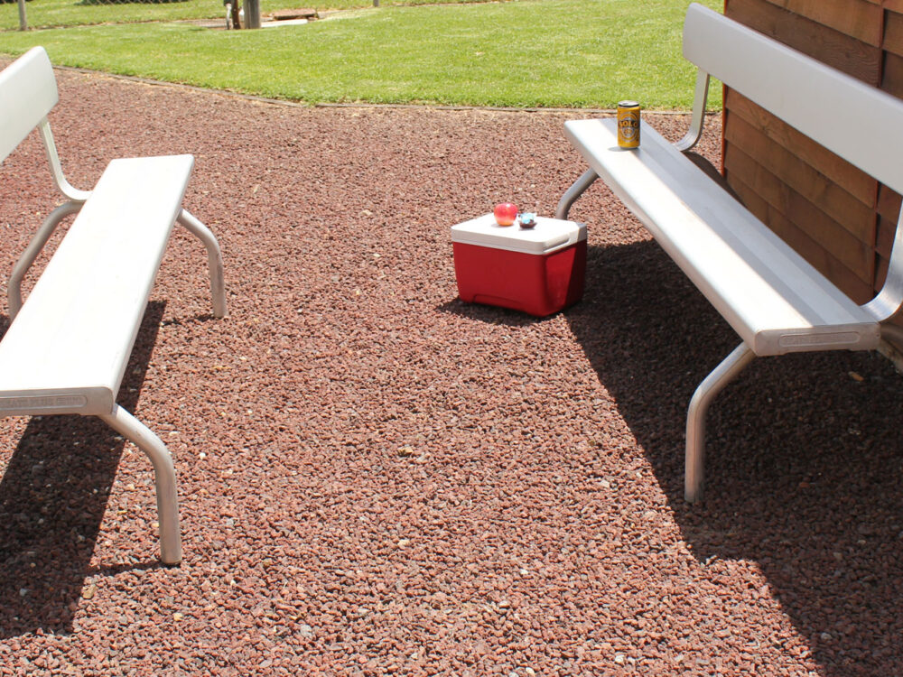 Freestanding Bench with Back Rest | SeatsPlus