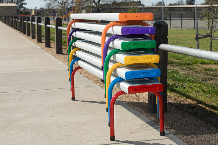 Bolt Down Bench with Back Rest | SeatsPlus