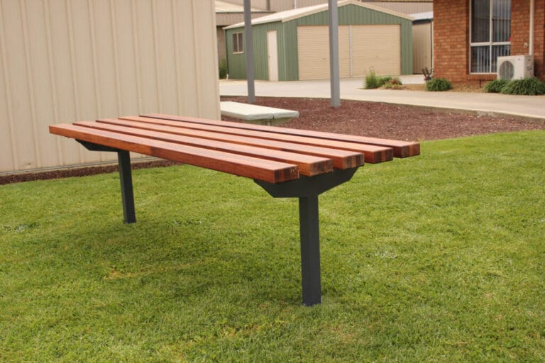 Titan Timber Inground Bench | SeatsPlus